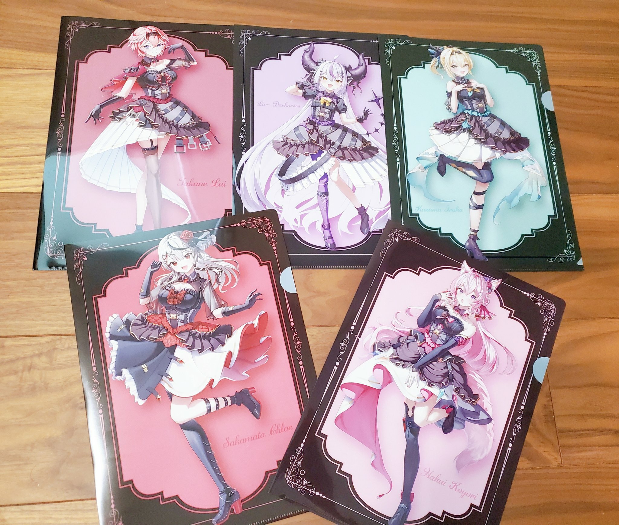 hololive HoloX × 7-11 合作 A4文件夾