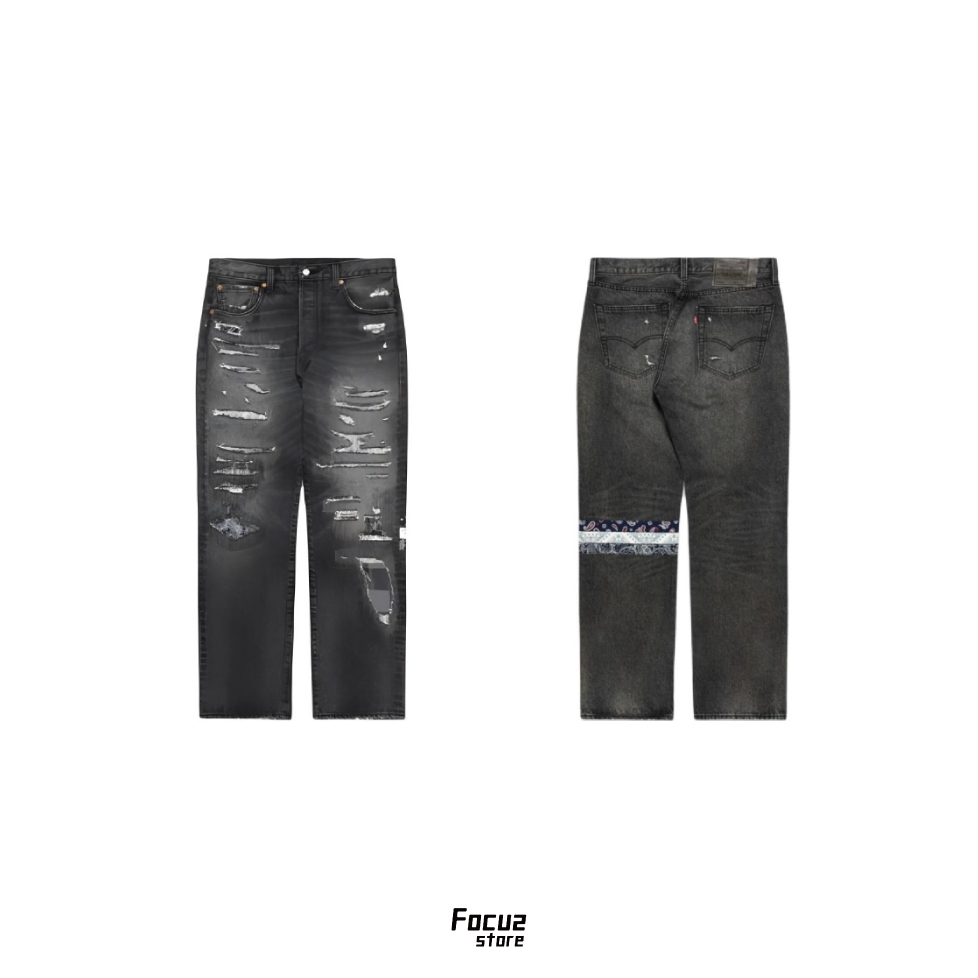 Focus Store】預購Clot x Levi's Unionrail 501 FW24 長壽破壞 Focus Store】預購Clot x Levi's Unionrail 501 FW24 長壽破壞