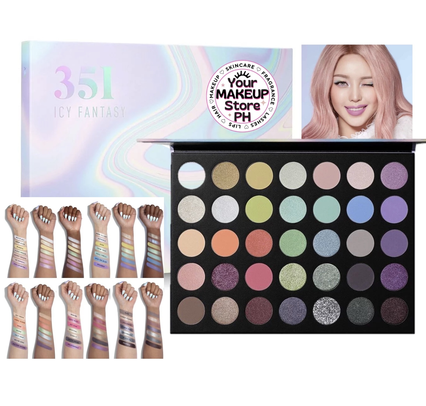 MORPHE 35I Icy Fantasy Artistry Palette