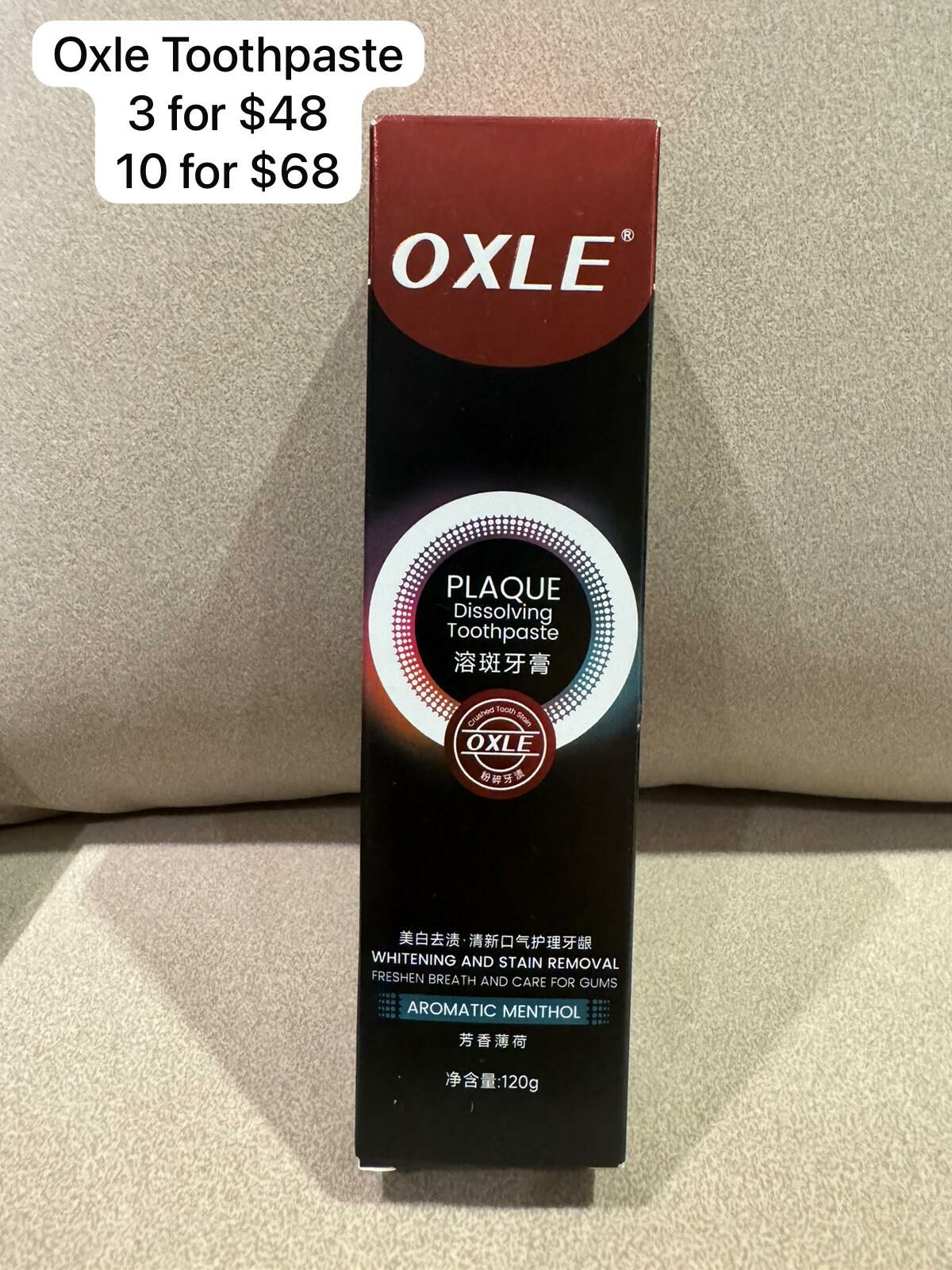 3 OXLE TOOTHPASTE (PO)