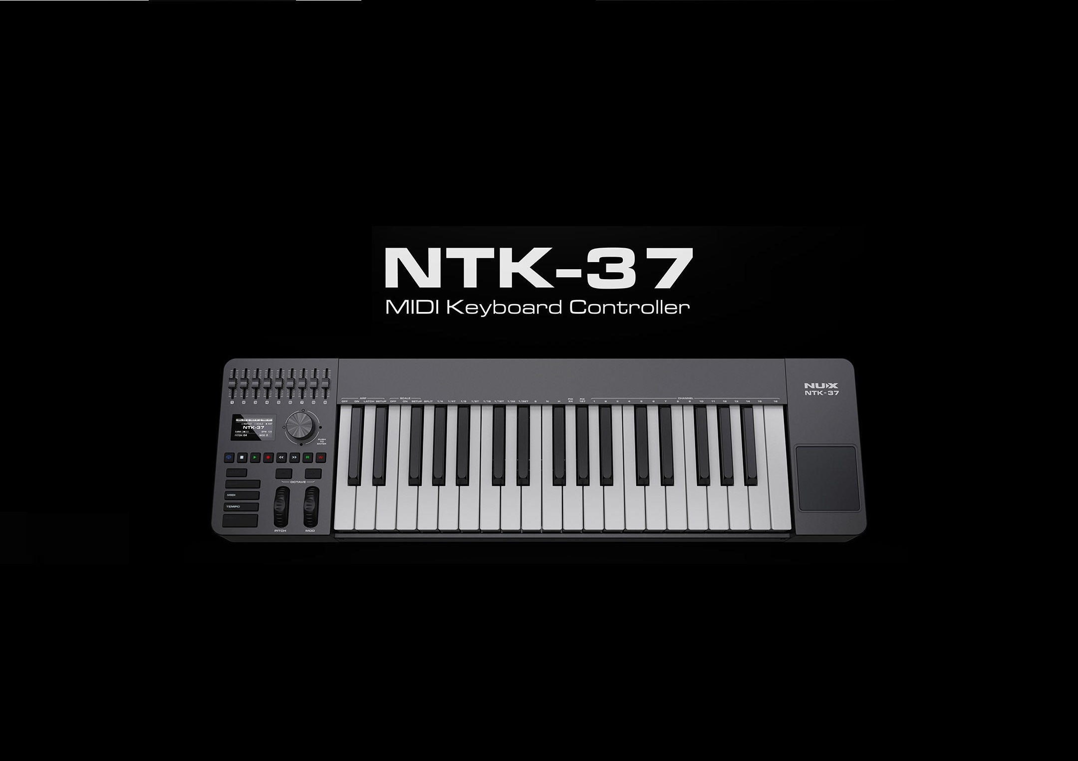 (有手感) Nux NTK-37 midi keyboard controller MIDI 鍵盤