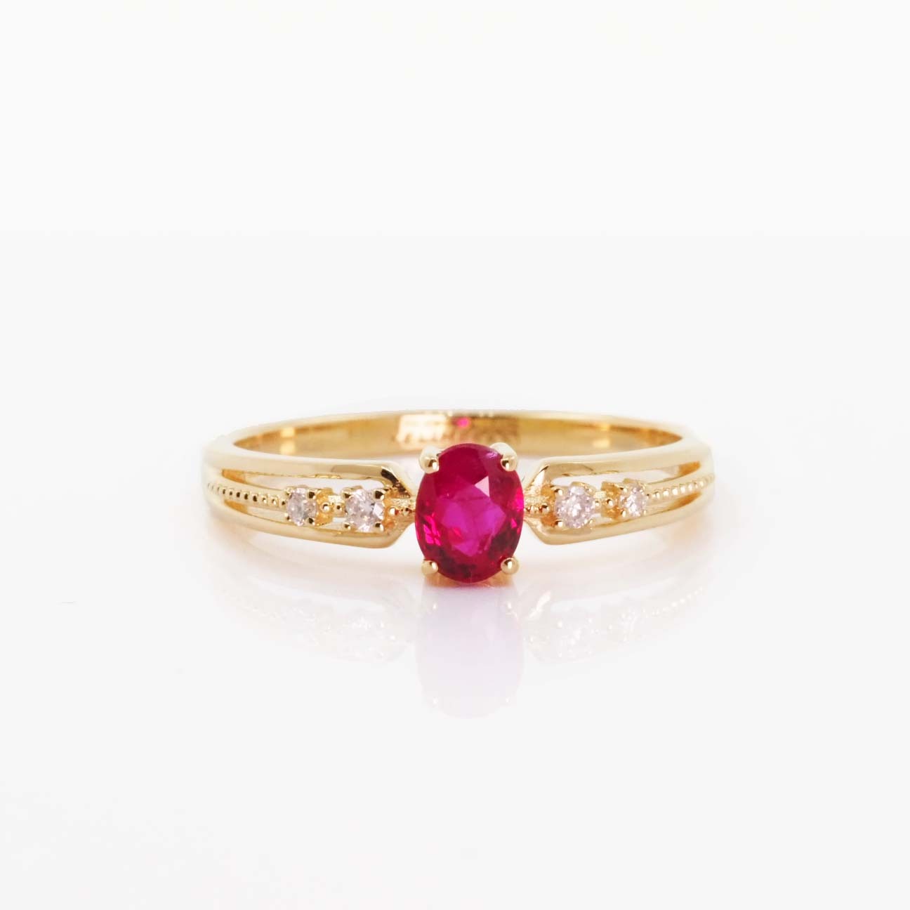 Ruby Oval Ring