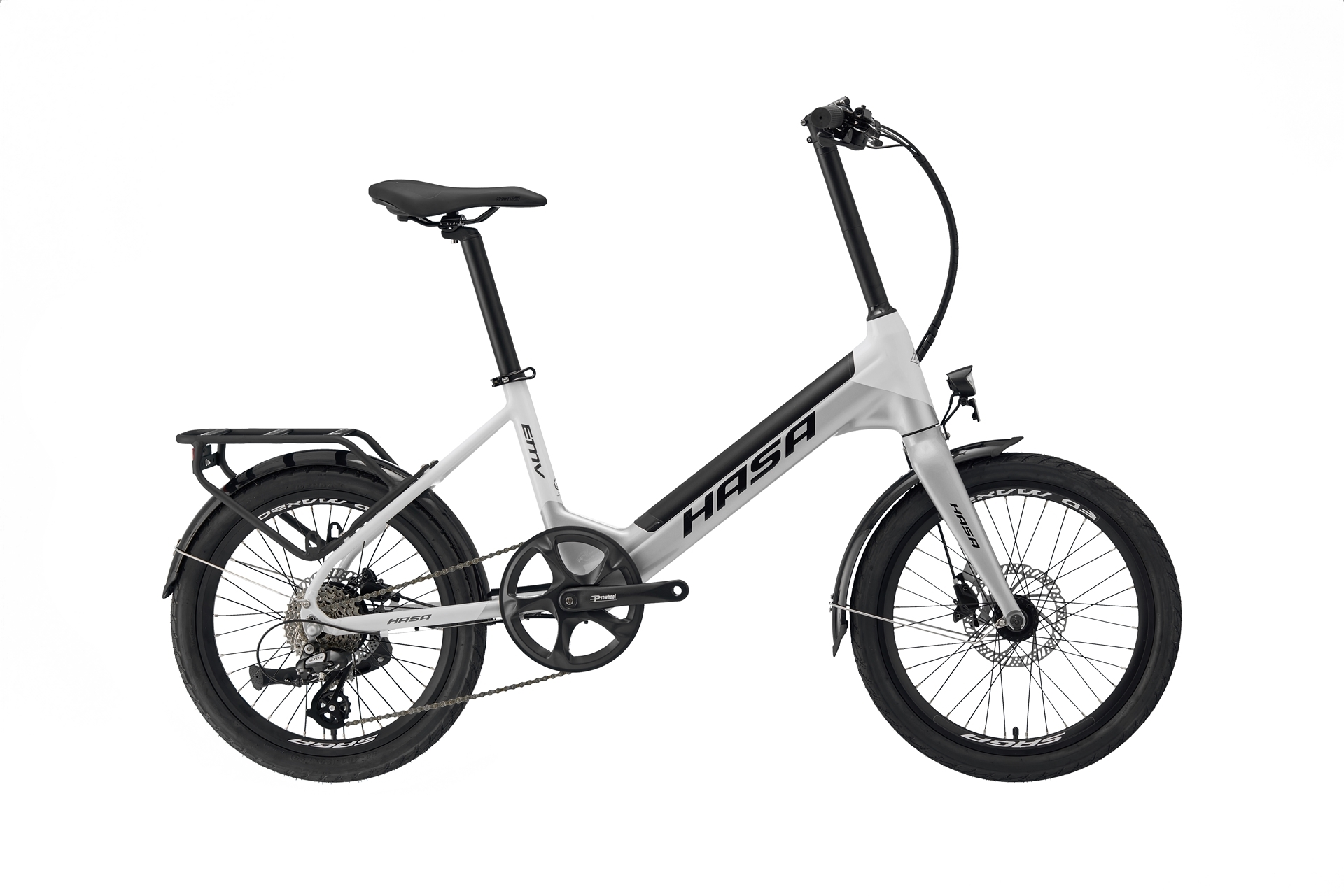 HASA EMV 城市電輔小徑車/白銀