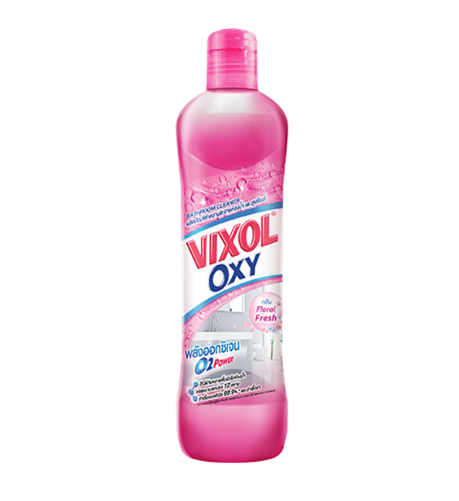 Hygiene - Vixol Oxy 浴室清潔劑- 清新花香 (粉紅) 700ml【平行進口】