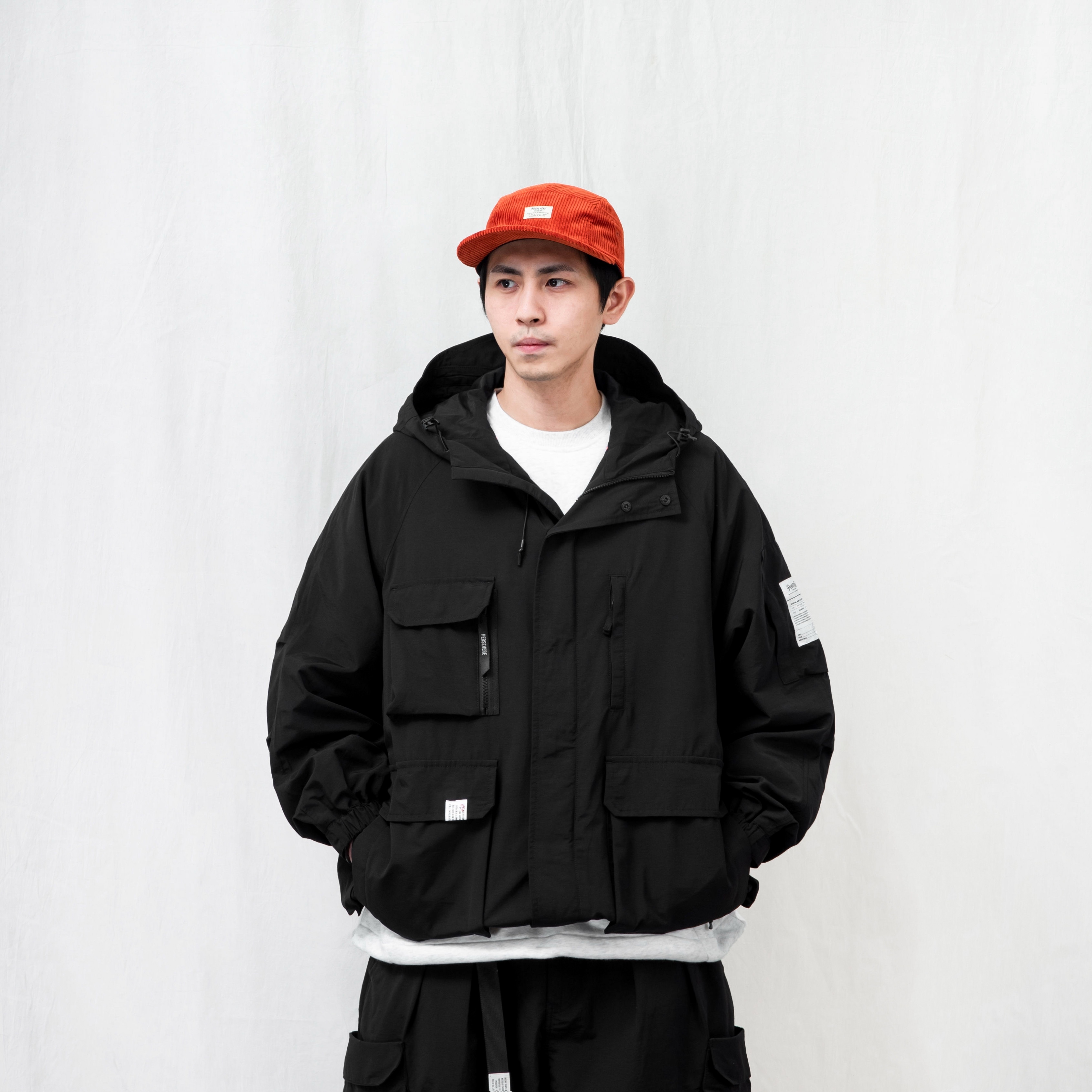 PERSEVERE WATER-REPELLENT MULTI-POCKET UTILITY JACKET - PERSEVERE WATER-REPELLENT MULTI-POCKET UTILITY JACKET -