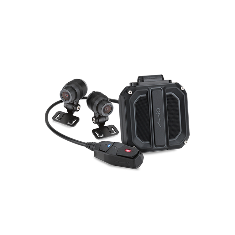MiVue™ M818WD 勁系列 分離式 60 幀 / HDR 星光級雙鏡頭機車行車記錄器