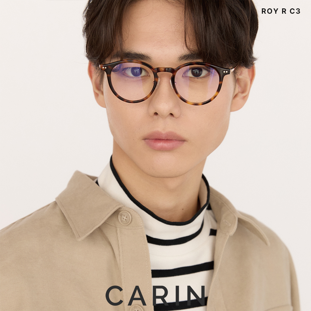 【CARIN】ROY R C3 波士頓圓框 膠框光學眼鏡♥