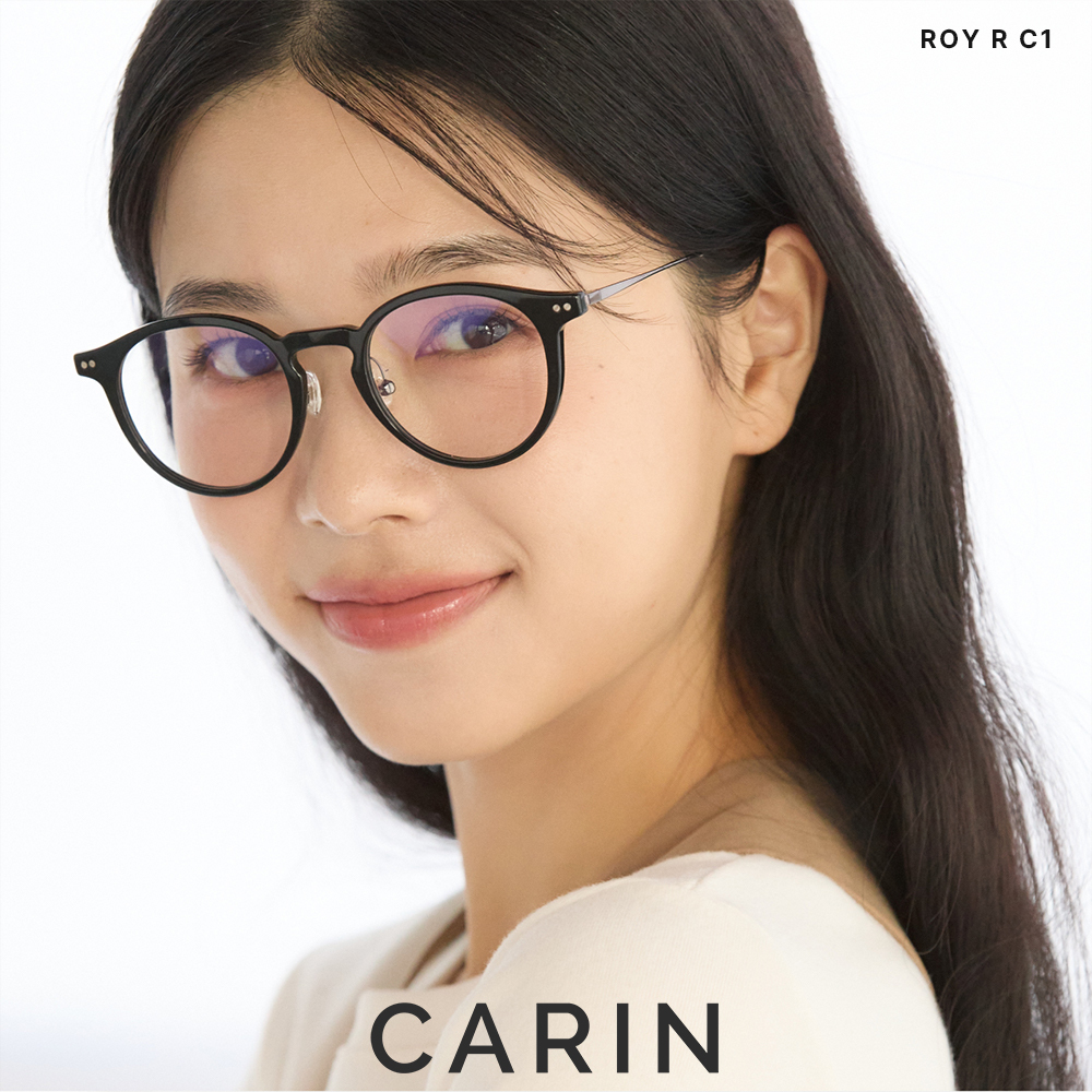 【CARIN】ROY R C1 波士頓圓框 膠框光學眼鏡♥