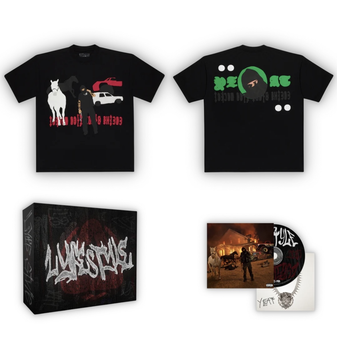 Yeat 《LYFESTYLE》 x CPFM Box Set 短袖 + 專輯