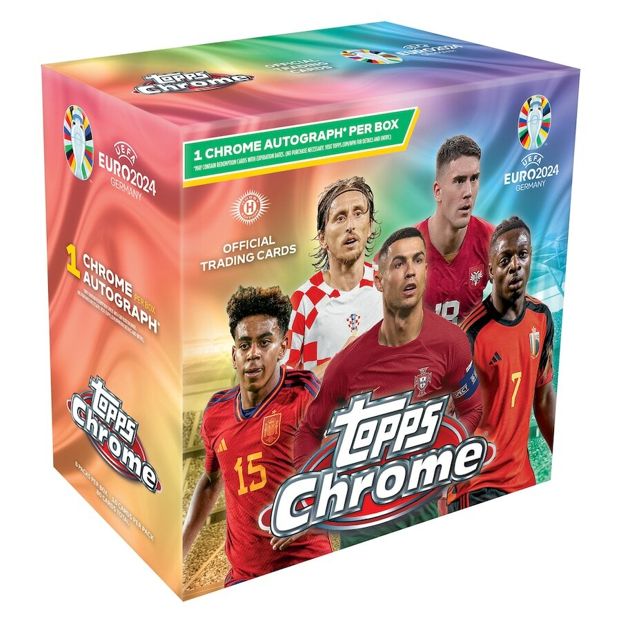 Pre-order: 2023/24 Topps UEFA Euro Chrome Soccer Hobby