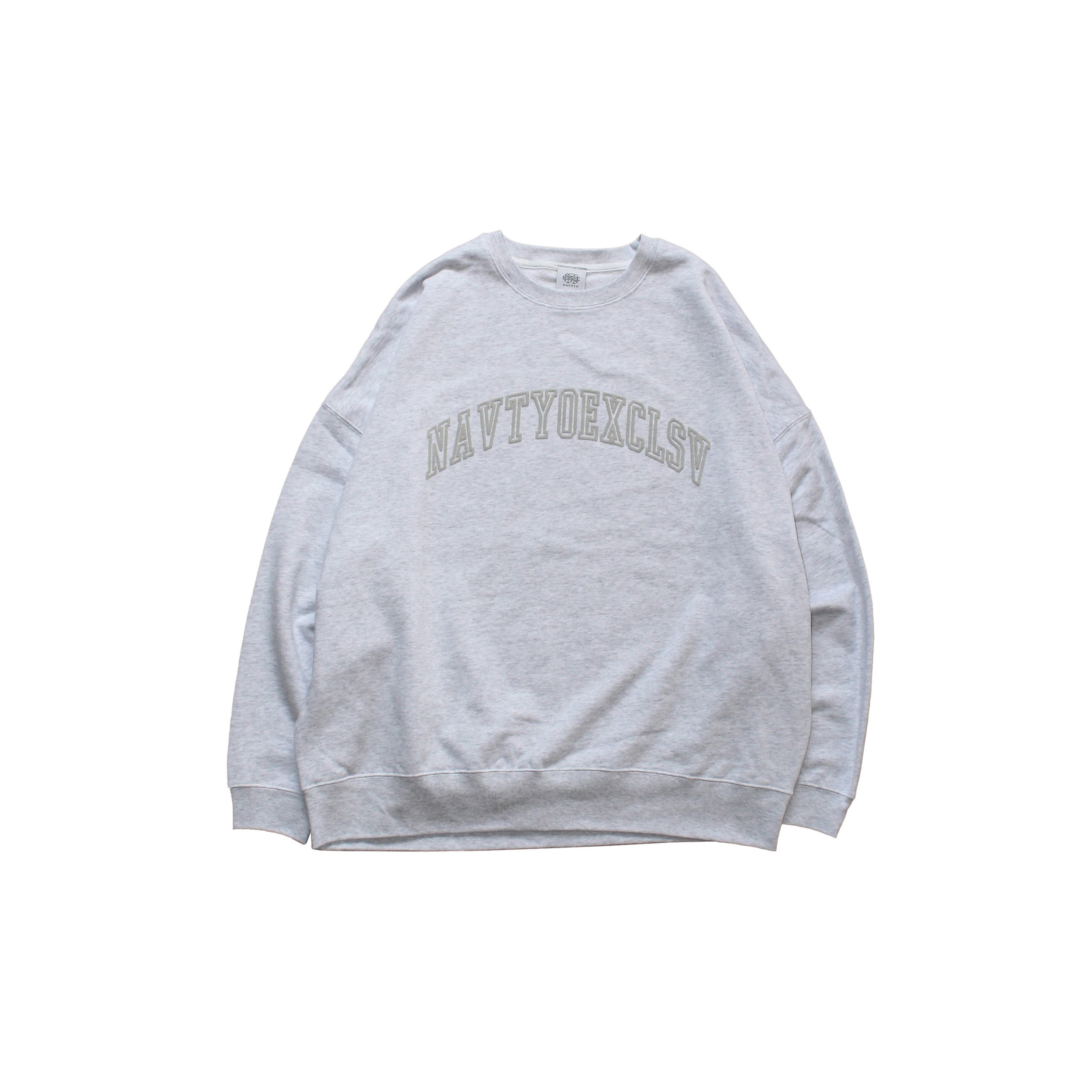 NAVIETOKYO - Foam Arc Logo Crew Sweatershirt - 2 Colors