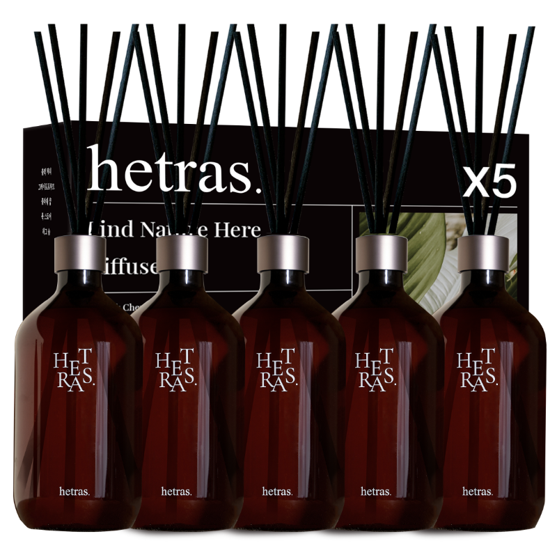 hetras Premium Diffuser 500ml [Official 5PCS Planning S