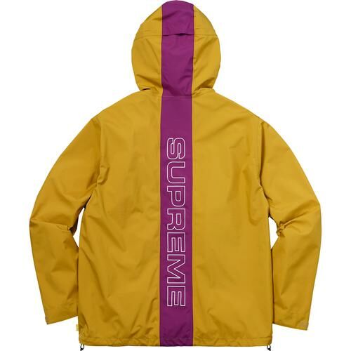 SUPREME TAPED SEAM JACKET GOLD SS18