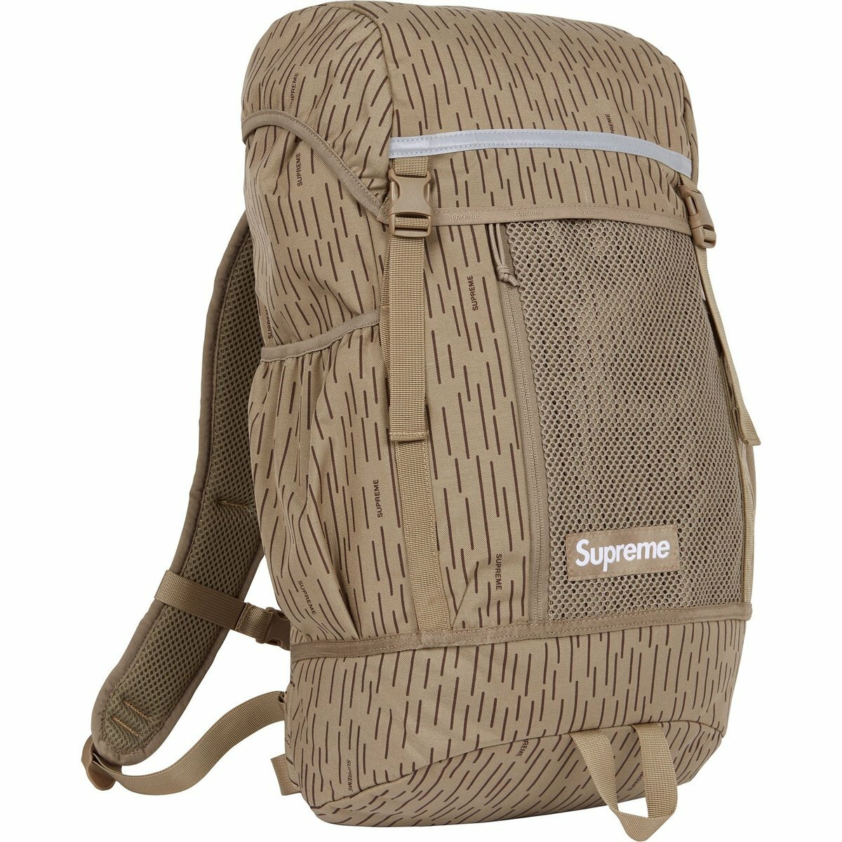 SUPREME BACKPACK FW24 TAN RAINDROP