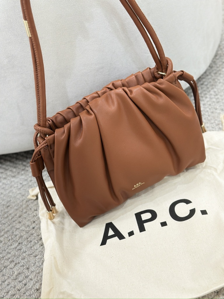 A.P.C Ninon Mini Shoulder Bag - brown