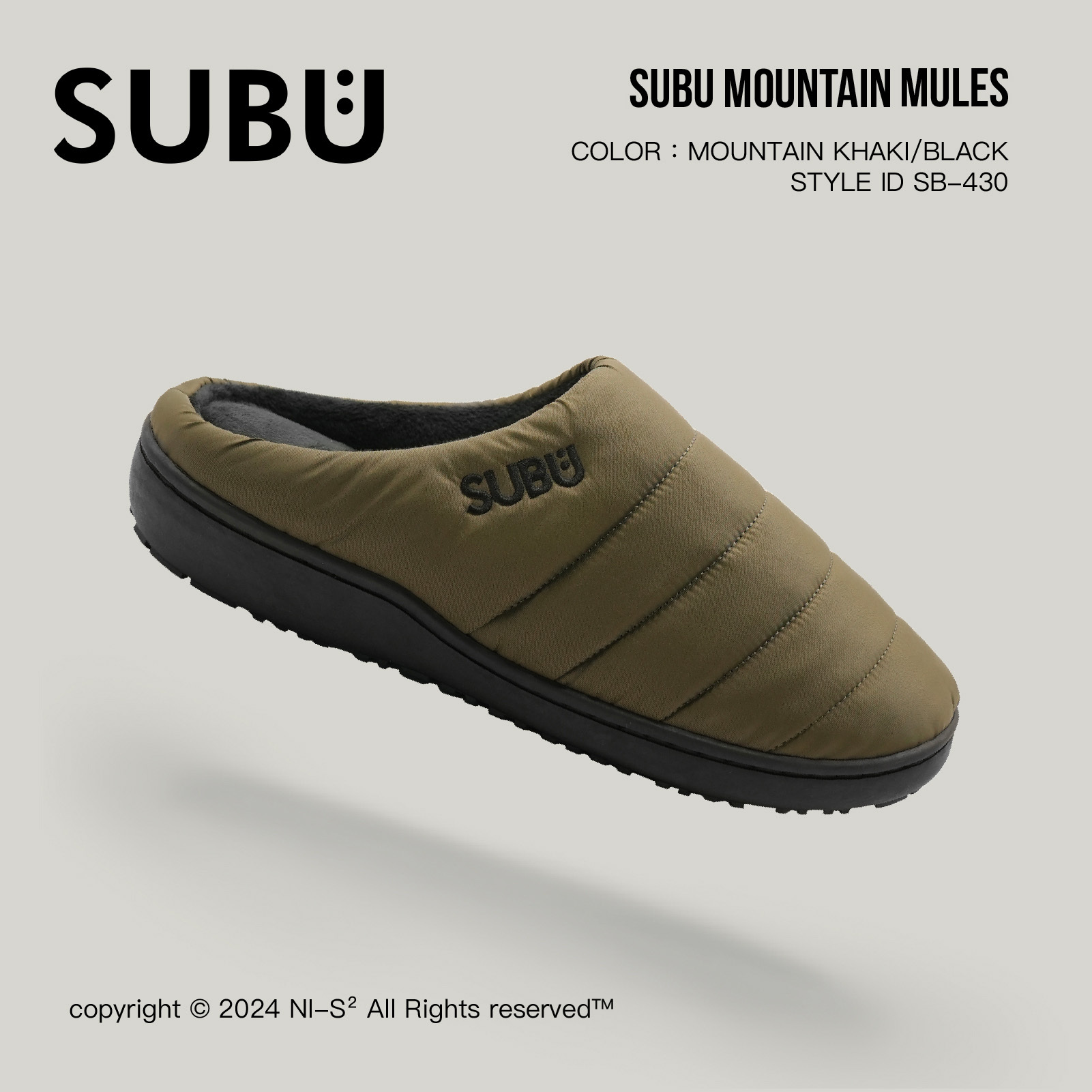 SUBU Permanent F-Line MOUNTAIN KHAKI