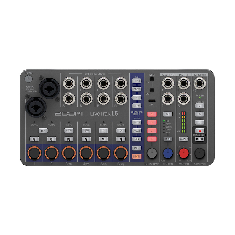 Zoom Live Trak L6 輕便型數位混音機