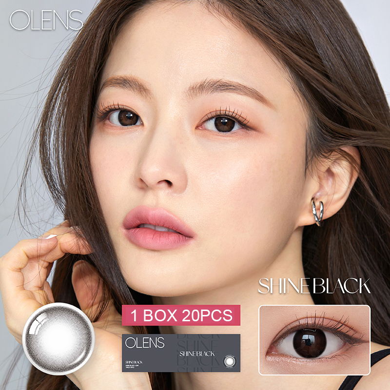返學都戴得？OLENS Shine Black 1 Day｜日拋彩妝隱形眼鏡