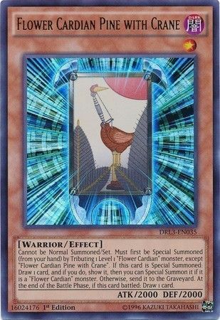 DRL3-EN035 Flower Cardian Pine with Crane