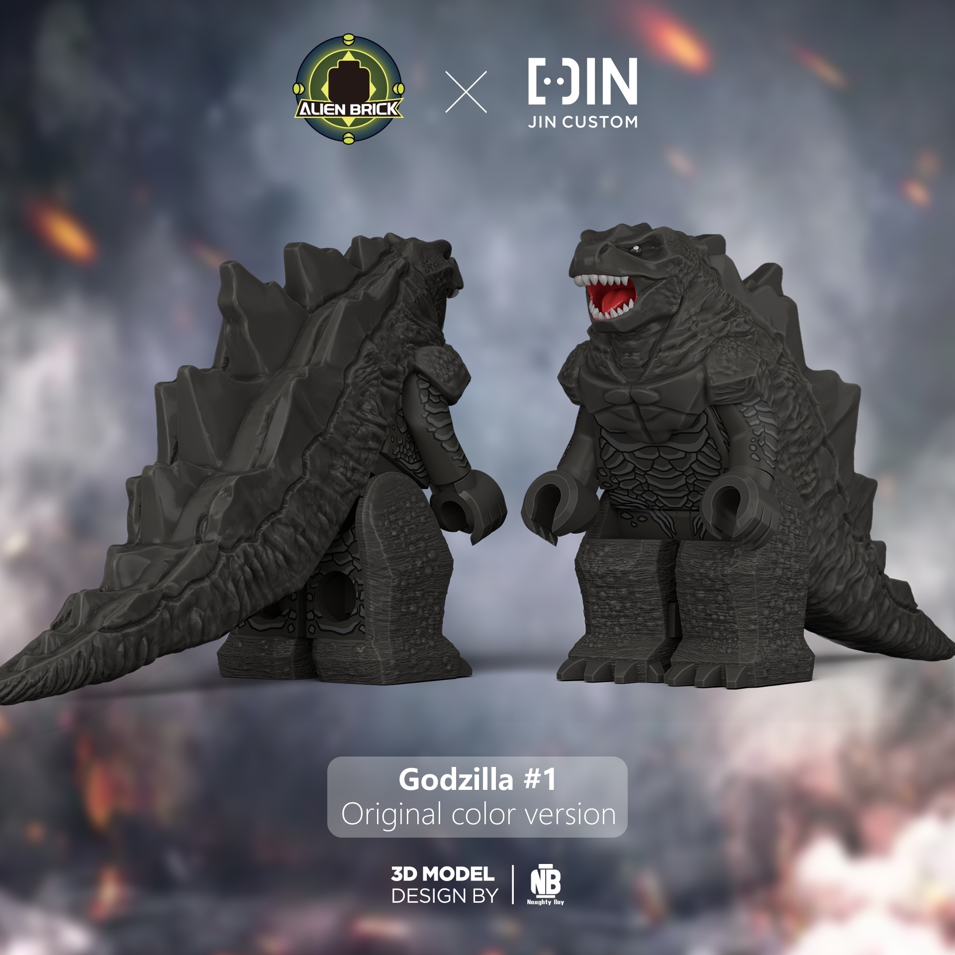 [JIN Custom] [Preorder] Godzill [PADprinted]