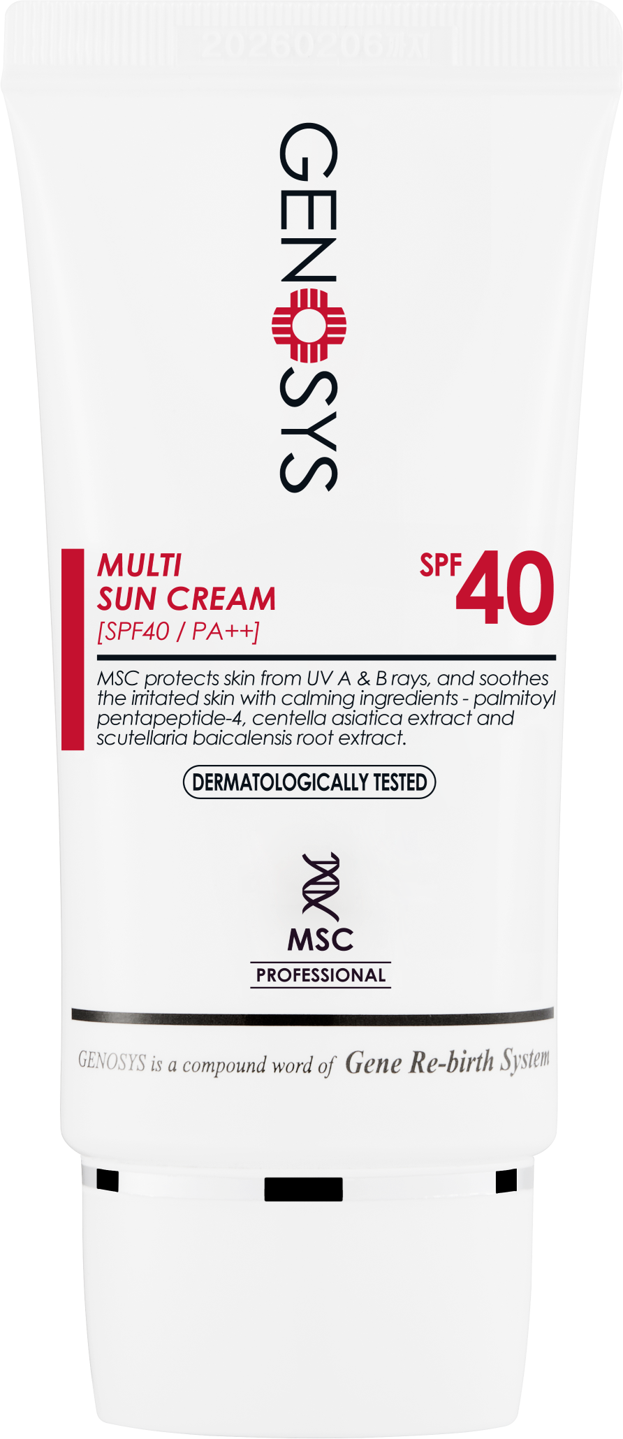 GENOSYS 多功能防曬霜 MULTI SUN CREAM SPF40 PA++ 40ml