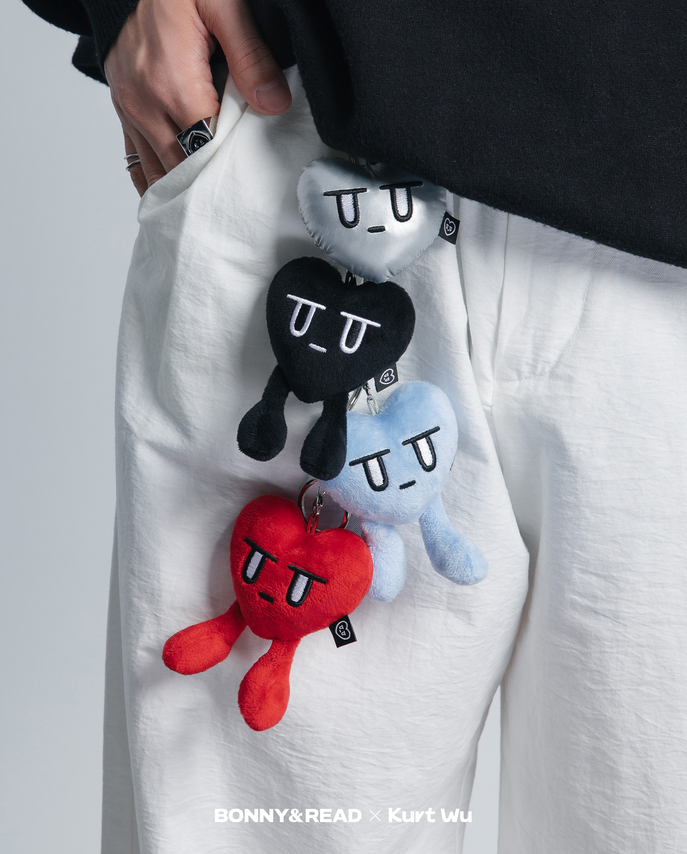 Bonny & Read 平價飾品 - [Kurt聯名] 絨毛娃娃吊飾