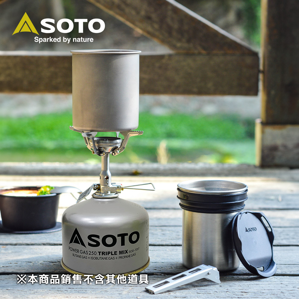 SOTO 鈦杯/不鏽鋼杯組 SOD-520