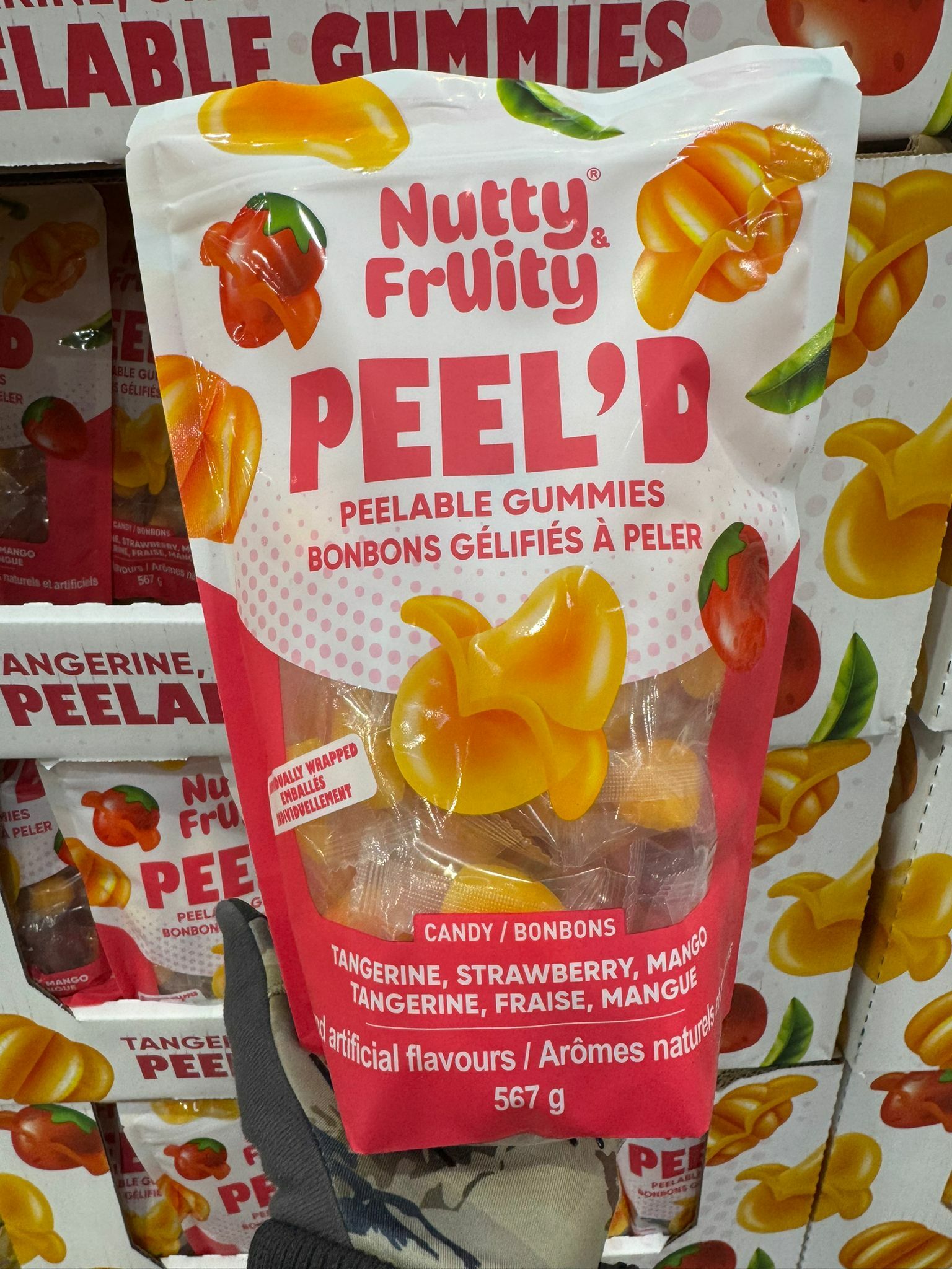 Nutty and Fruity Peeled Gummies 軟糖