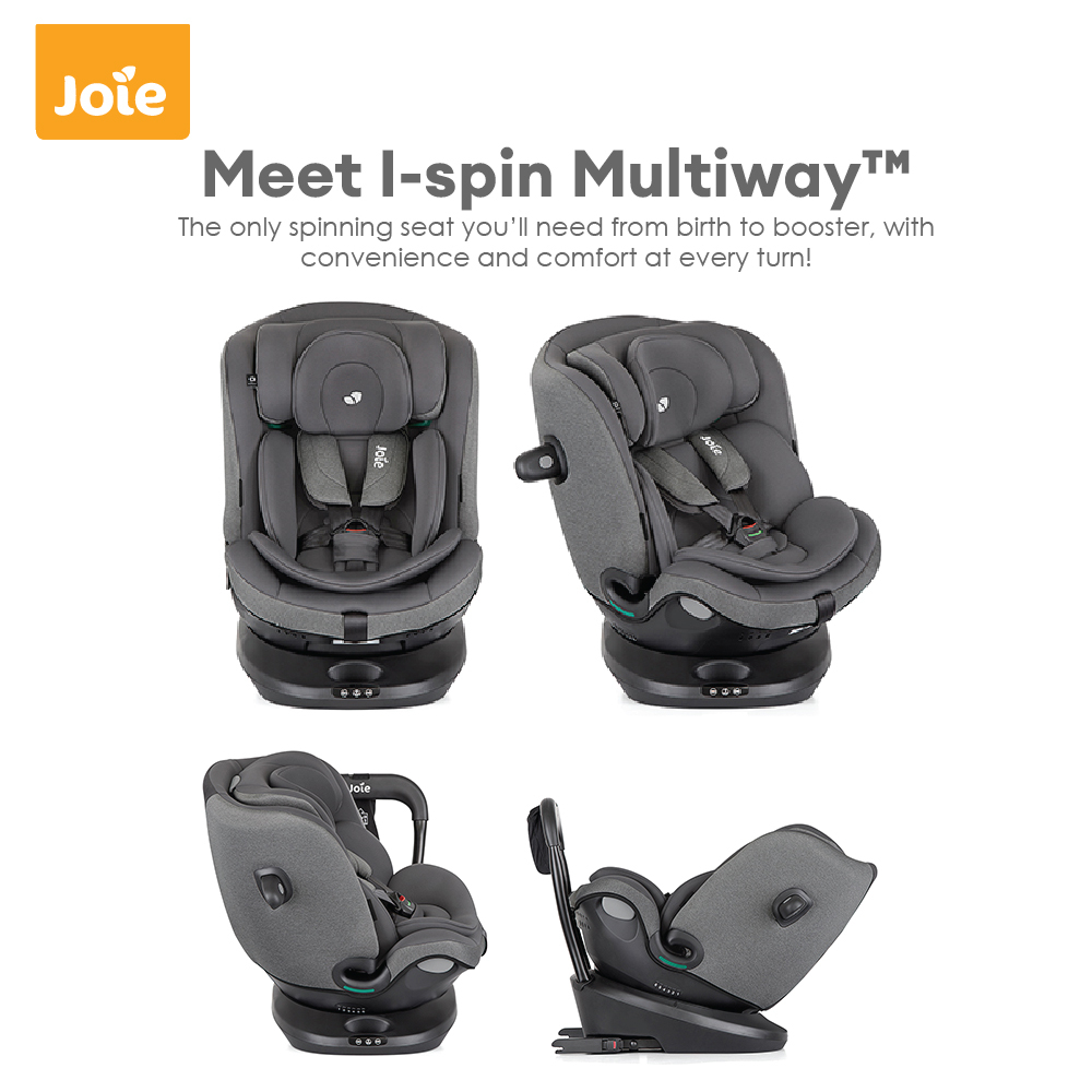 英國Joie i-Spin Multiway 360度旋轉成長型汽車座椅 (R129 i-size) (初生至