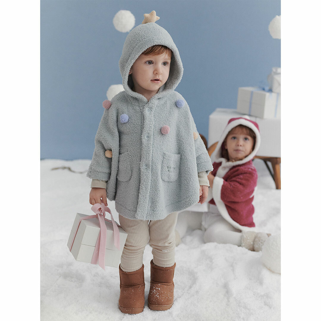 【gelato pique】【BABY】Baby Moco針織斗篷 PBNT245439