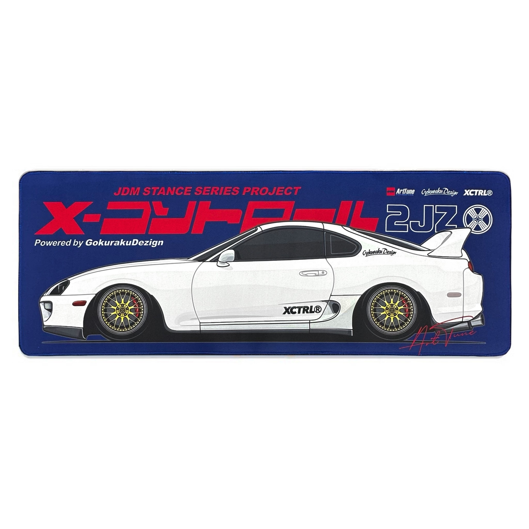 XCTRL JDM極楽2JZ滑鼠桌墊