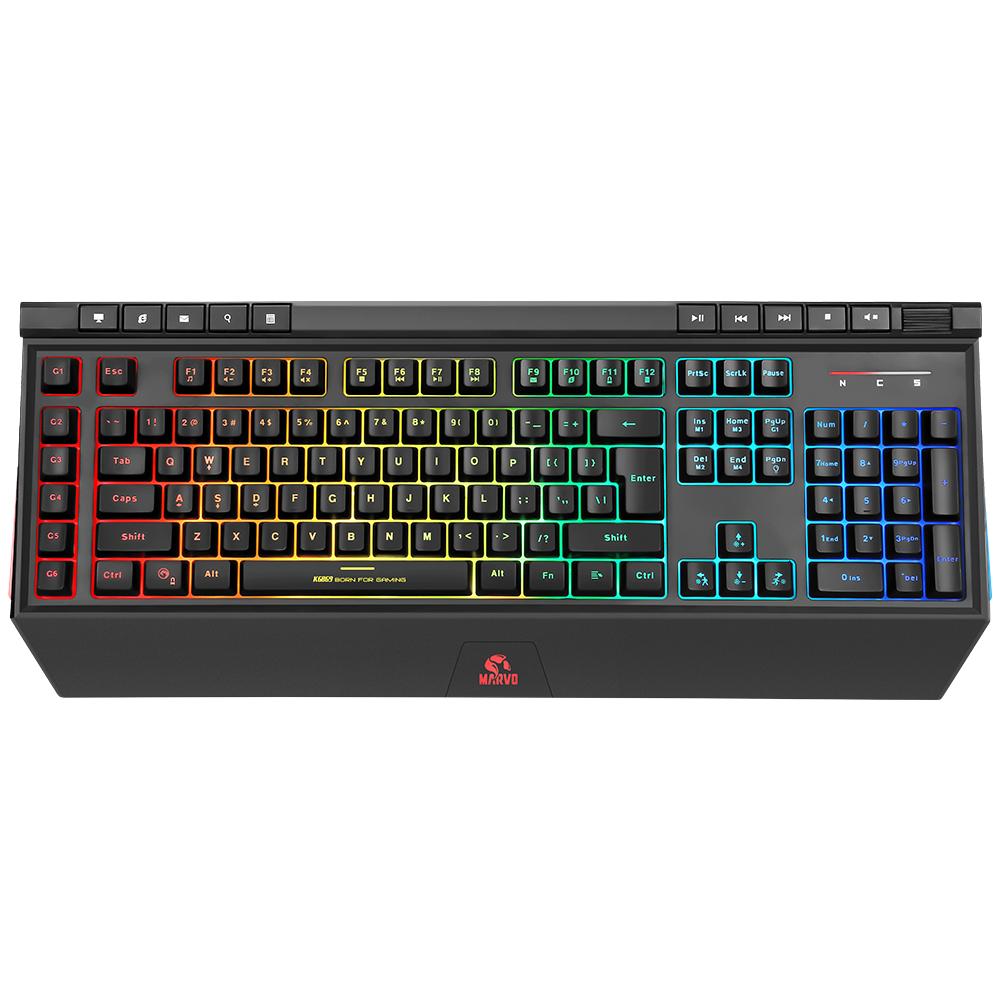 Marvo - KG869 Pro Gaming Keyboard 110 Key with RGB Back