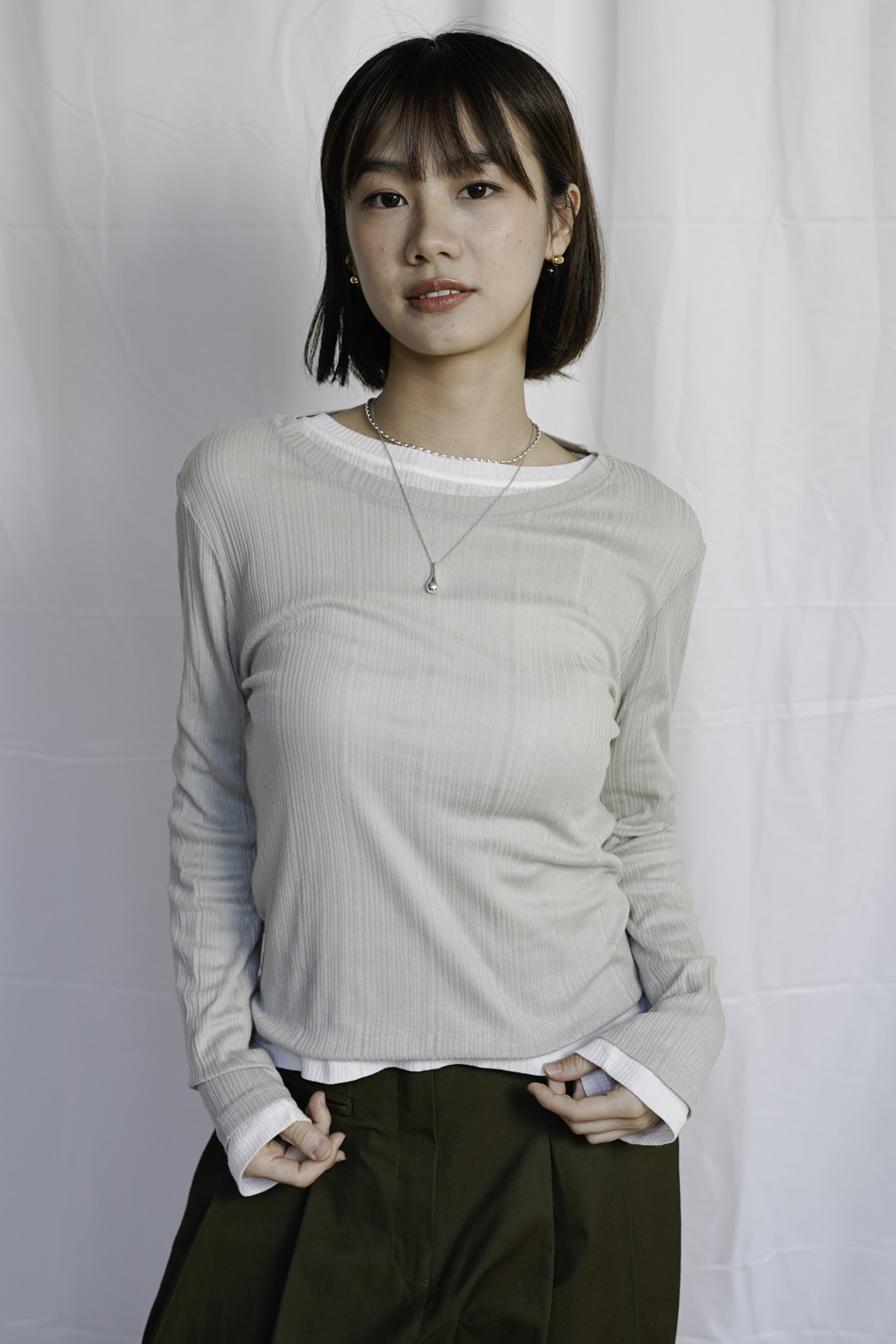 Effortless Thin ribbed top (MINT)