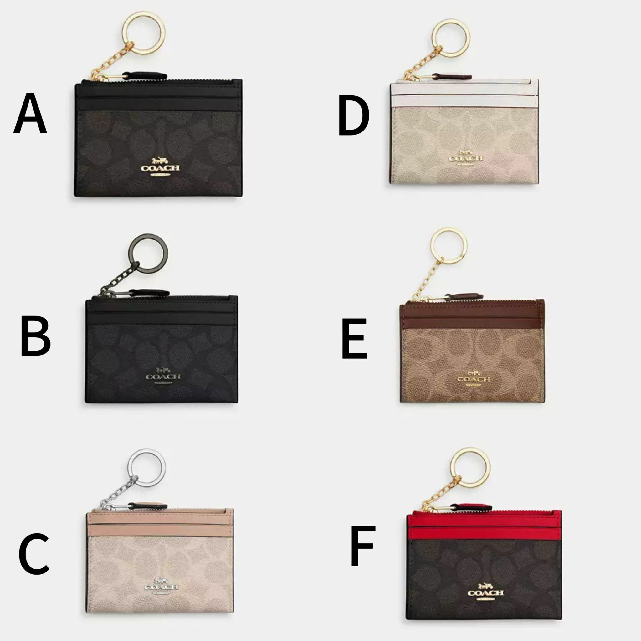 【預購】Coach Signature G112227 拉鏈卡套