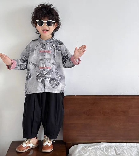 男童漢服春秋套裝A10089