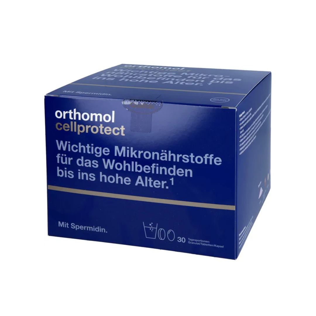 德國奧適寶 Orthomol Cellprotect 全方位細胞健康營養素顆粒+片劑+膠囊 30天
