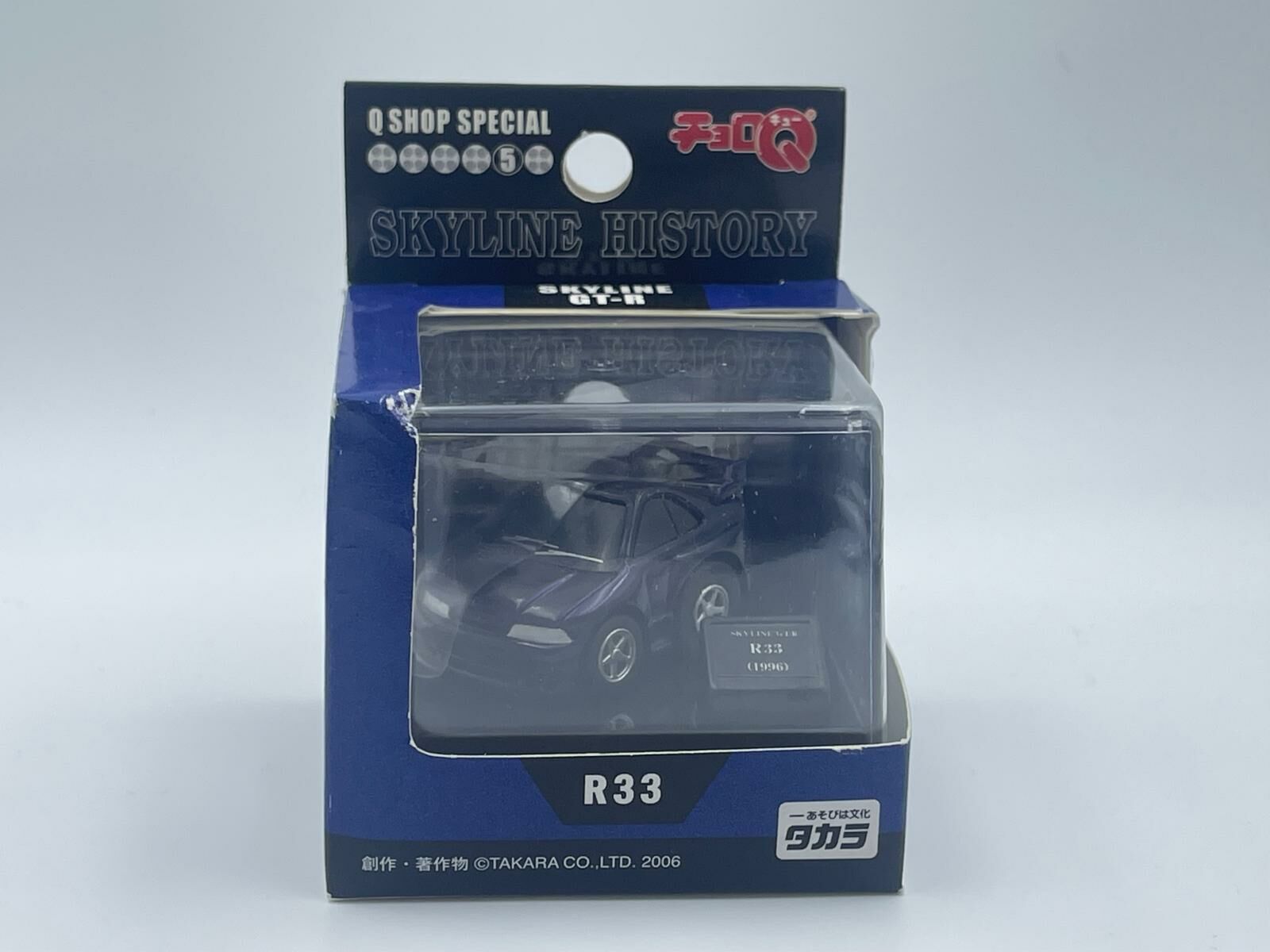 CHORO Q SKYLINE HISTORY NISSAN SKYLINE GT-R R33 PURPLE