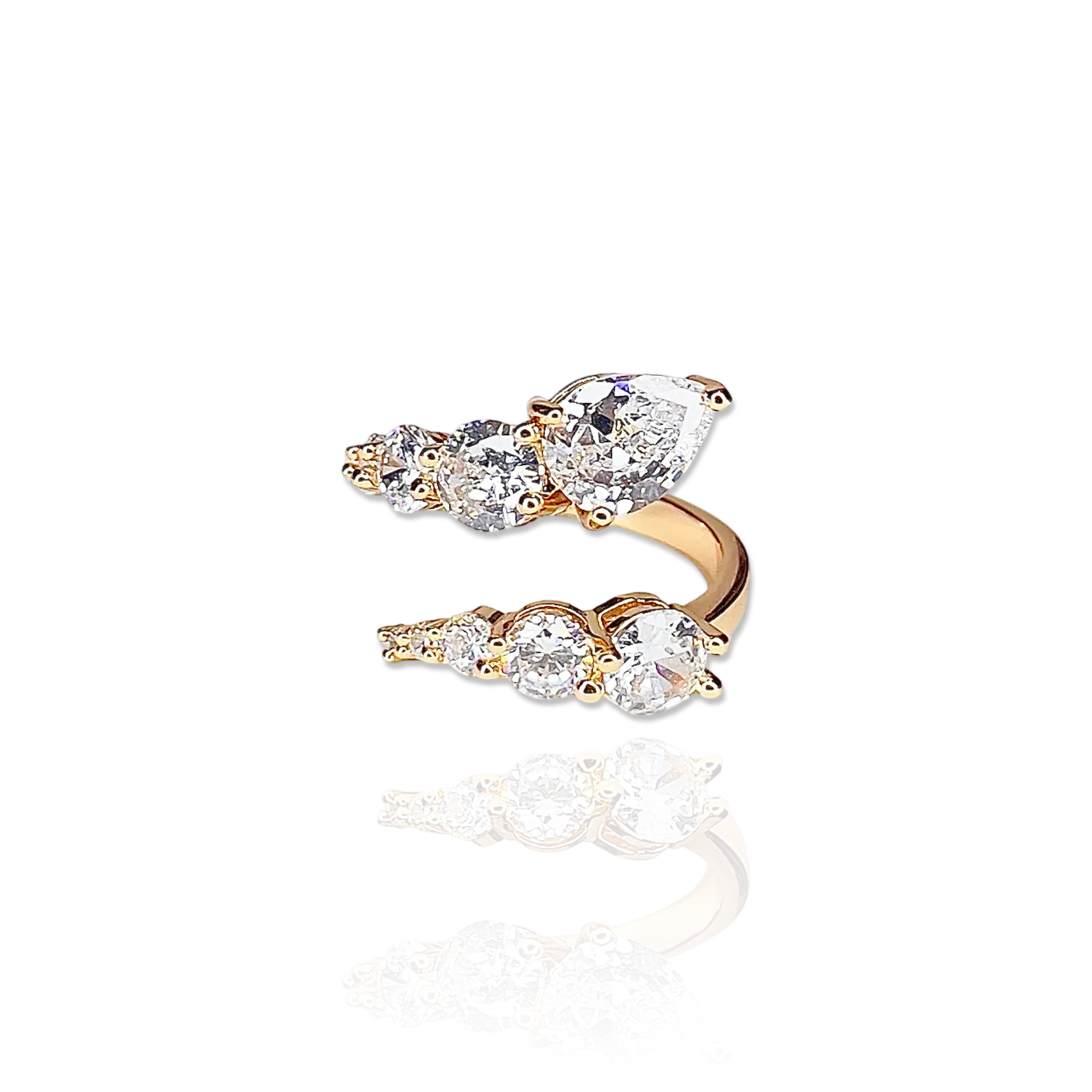 SARAH Ring 圓鑽蛇型戒指