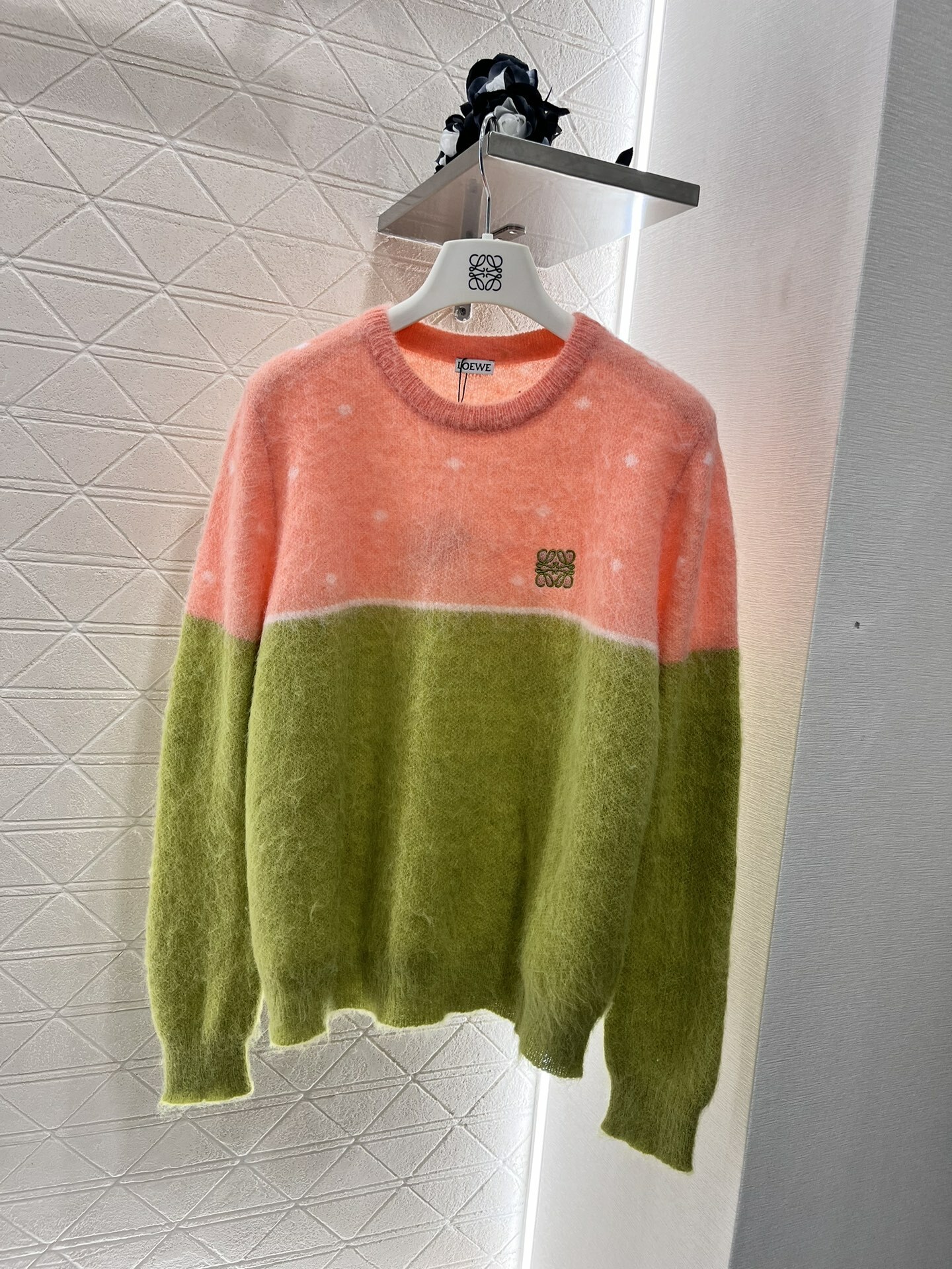 LOE圓領針織套頭毛衣