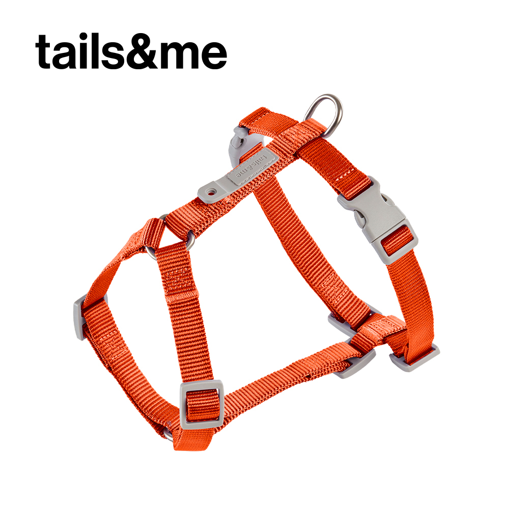 tails&me 尾巴與我｜新經典 犬H型胸背帶 (單色)