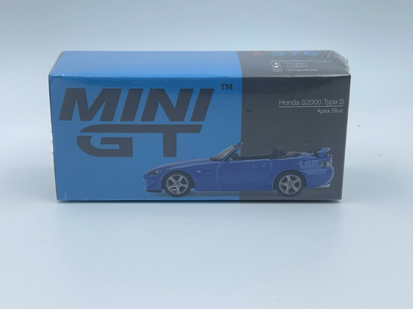 MINI GT HONDA S2000(AP2) TYPE S APEX BLUE RHD