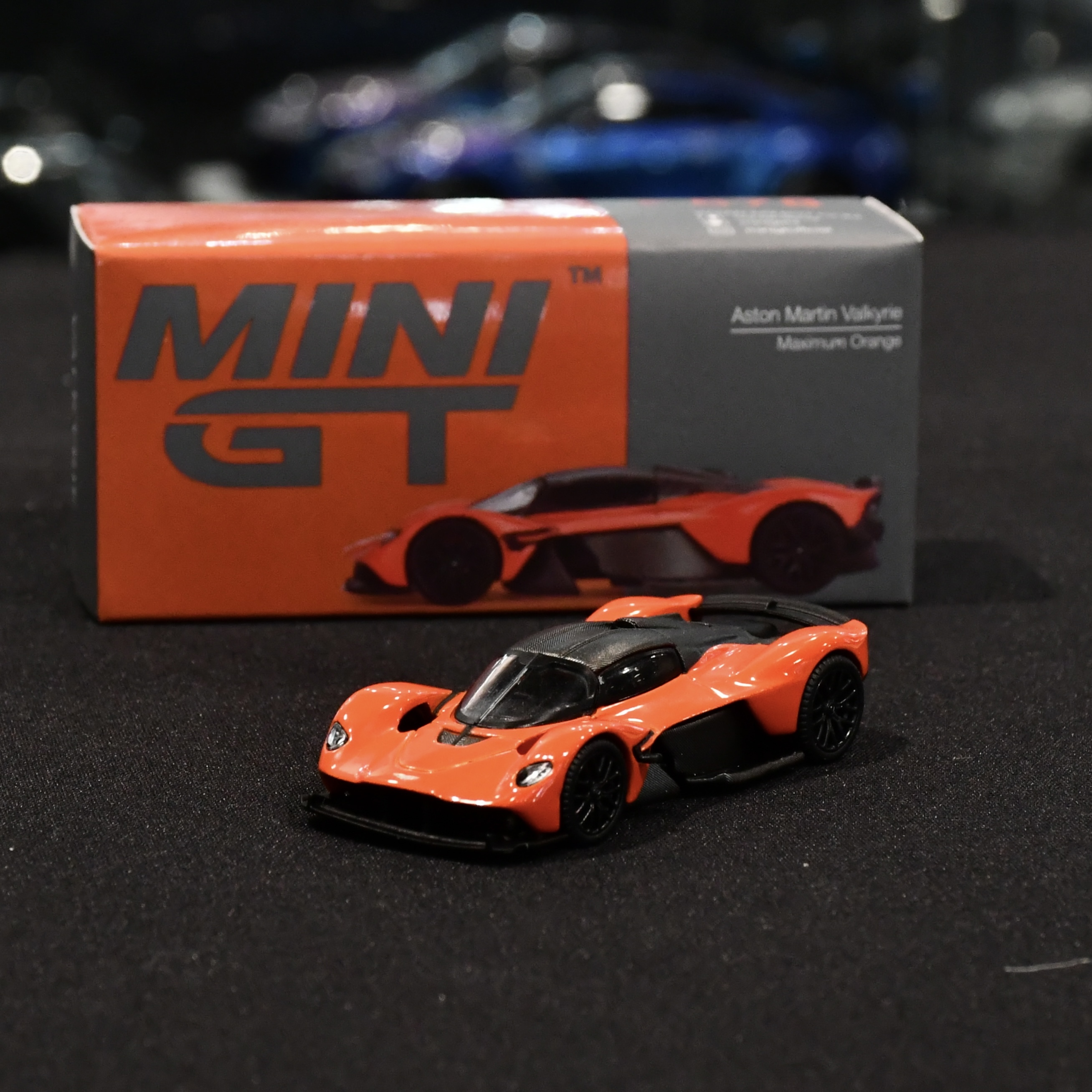 MINI GT 678 Aston Martin Valkyrie Maximum Orange