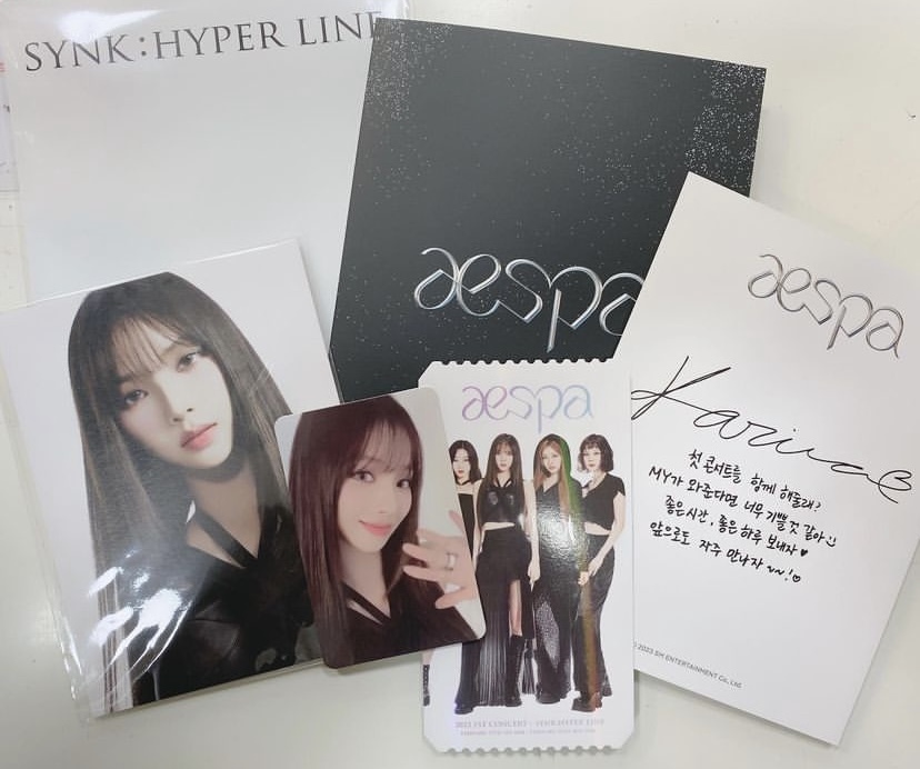AESPA 1st concert SYNK HYPER AR ticket