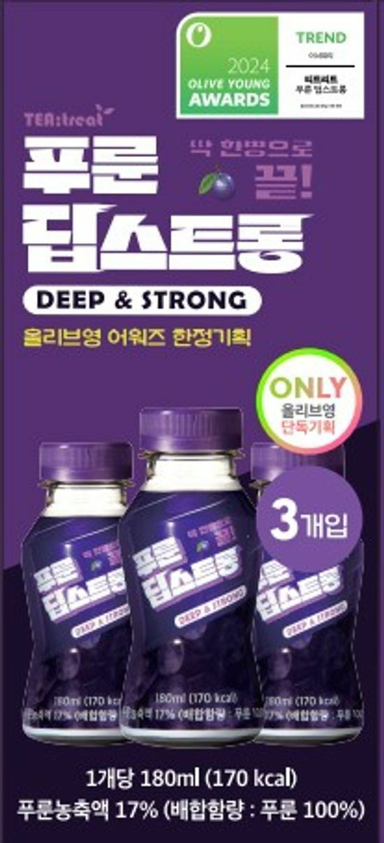 《Olive young連線》TEA;treat西梅汁180ml x3