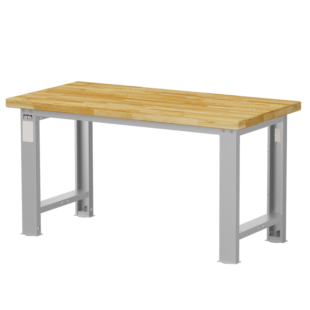 臺灣製造-天鋼 重量型工作桌-WA-57W 實心橡膠木桌板 W1500 適合包裝作業廠、儀器存放、教室、展示廳