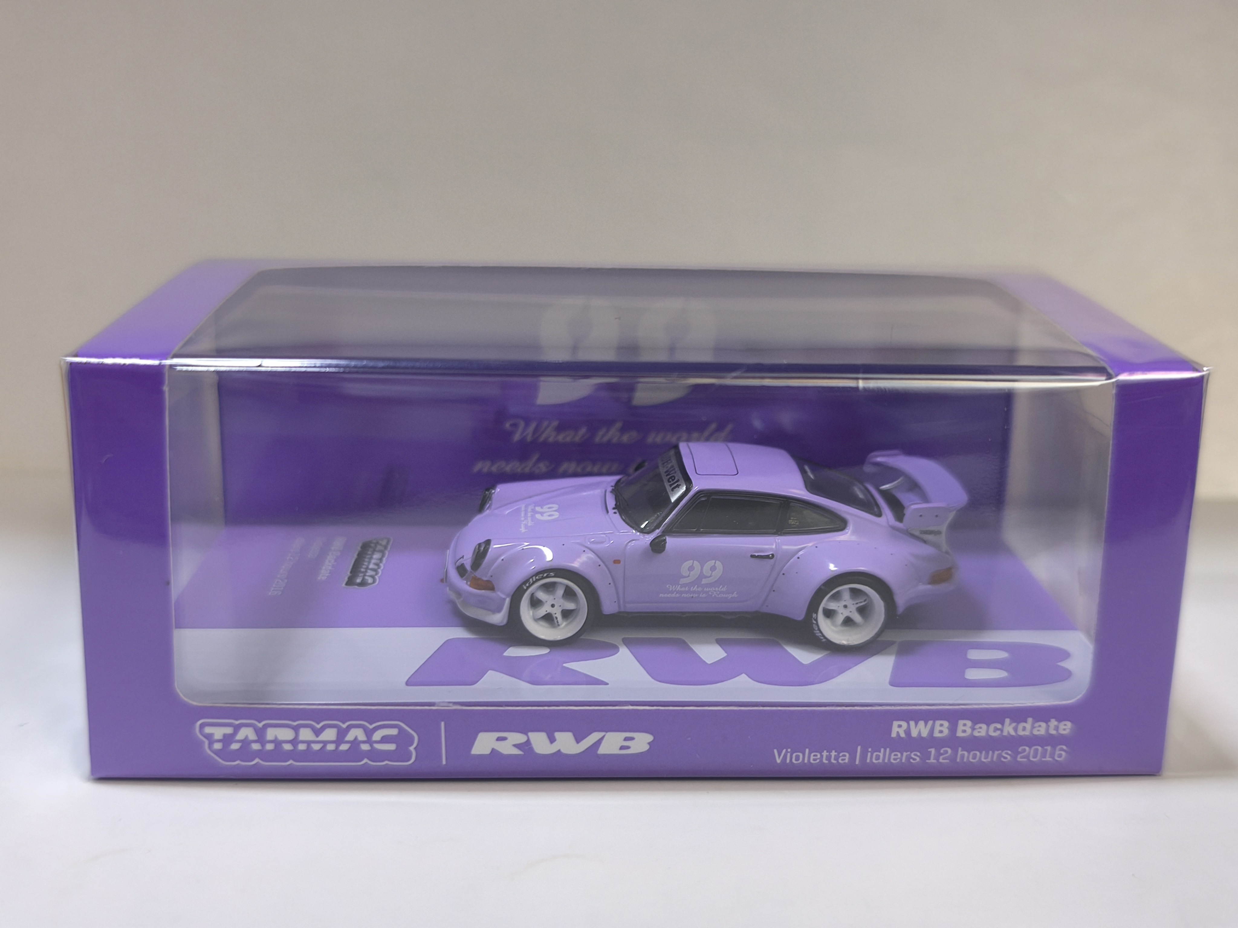 Tarmac 1/64 RWB Backdate Violetta - idlers 12 hours
