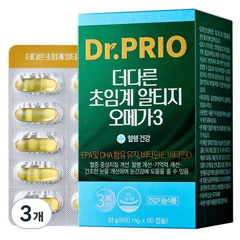 【直播】Dr.PRIO L112901 低溫萃取 RTG Omega-3 膠囊（30天量）