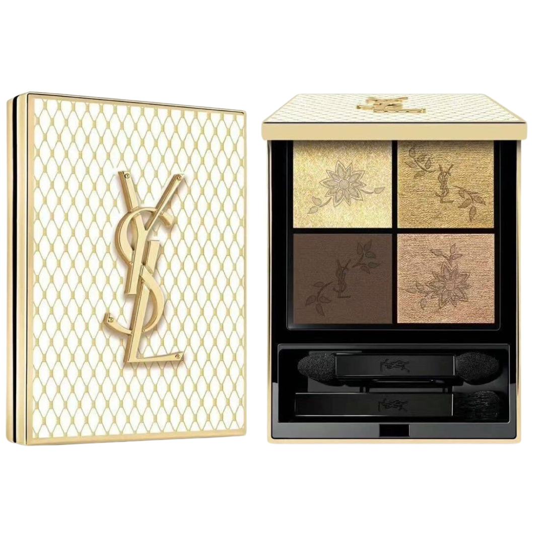YSL 節日限量版 - 高訂奢華迷你眼影盤 #024 Golden Lace 4g（平行進口貨）