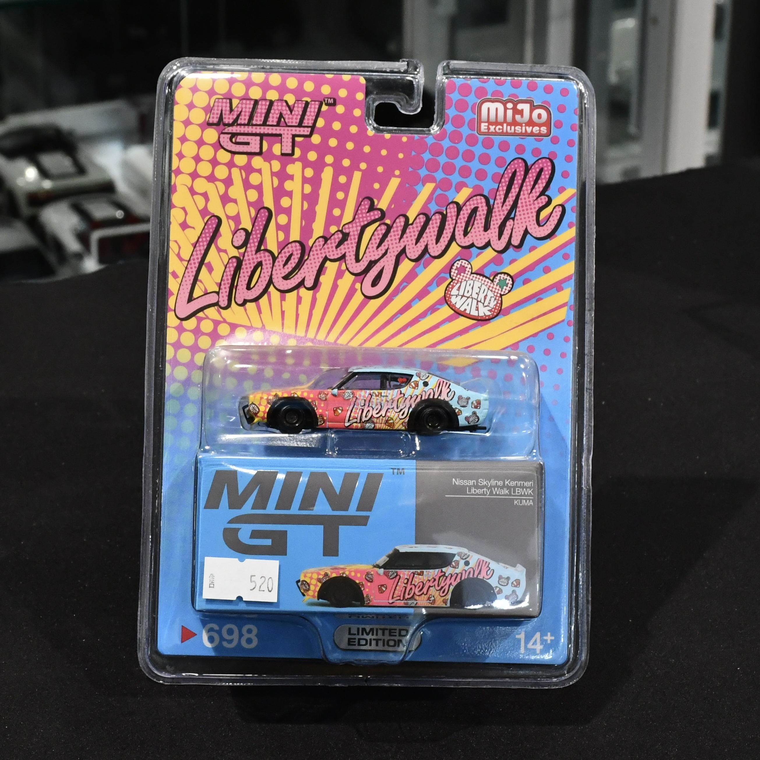 MINI GT 698 Nissan Skyline Kenmeri Liberty Walk LBWK KUMA