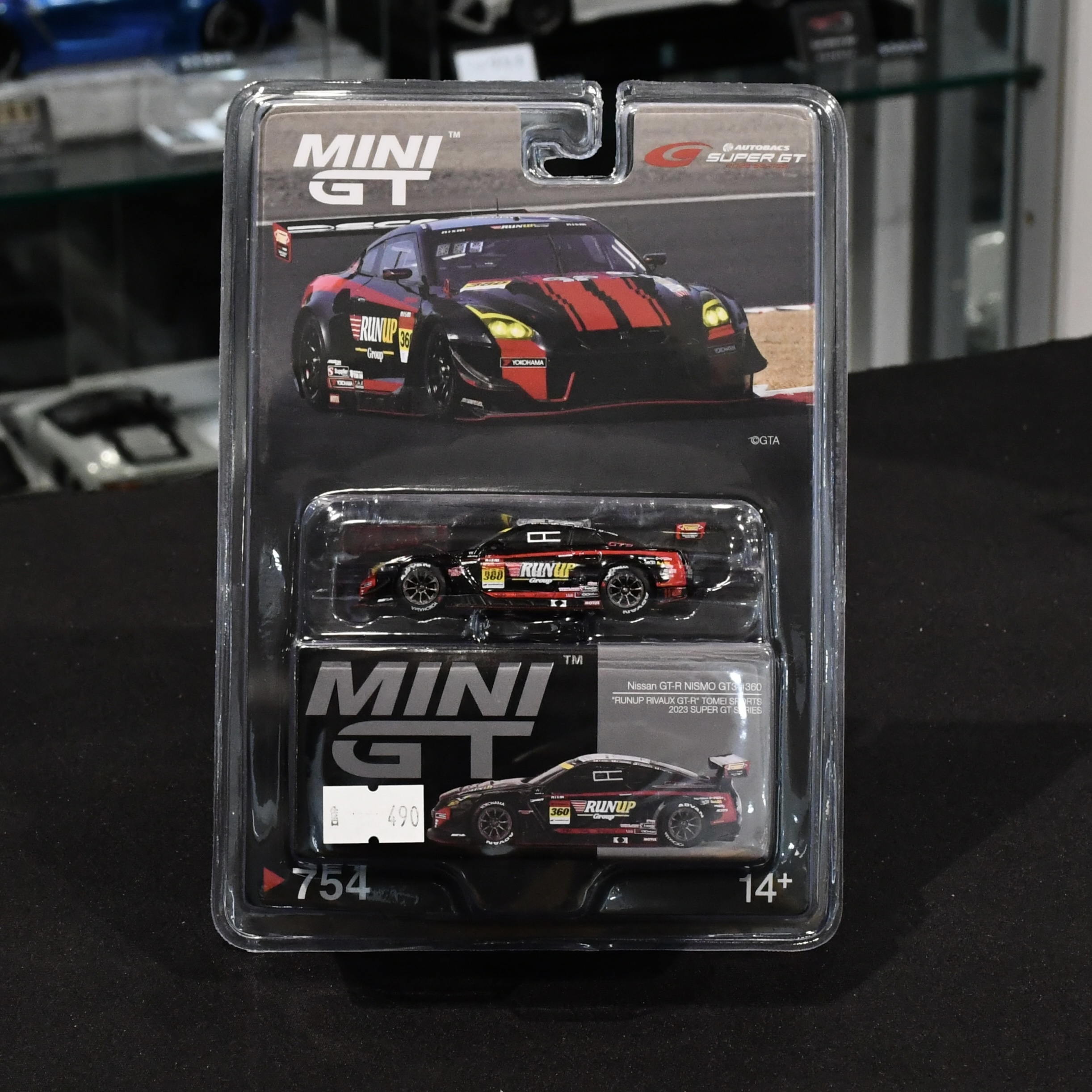 MINI GT 754 Nissan GT-R NISMO GT3 #360 "RUNUP RIVAUX GT-R" TOMEI SPORTS ...